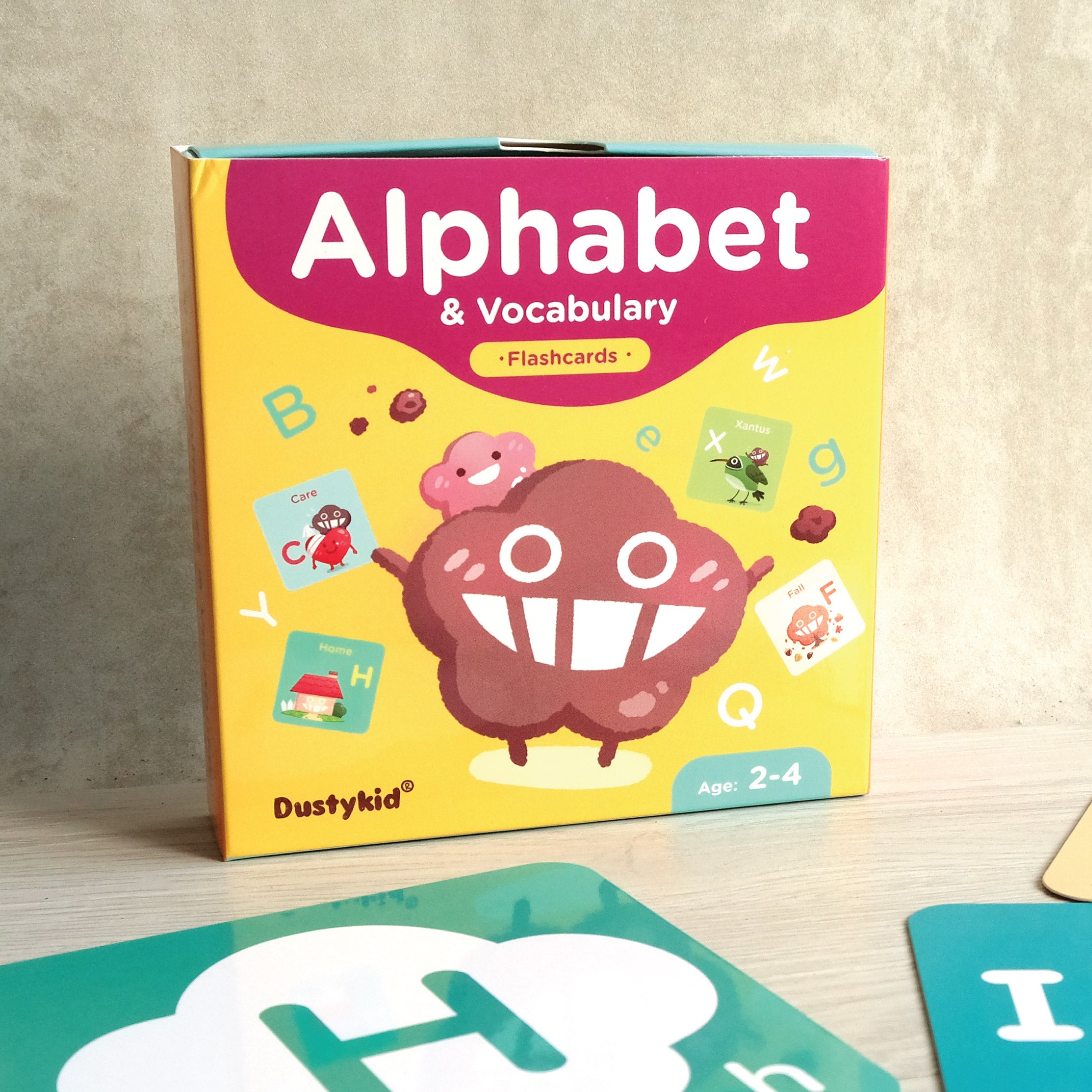 英文字母學習卡 《Alphabet & Vocabulary Flashcards》 – Dustykid Official Online Store